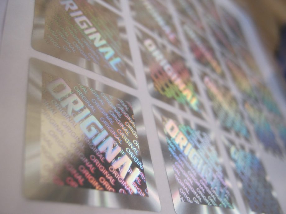 Sticker Hologram Original Silver Kotak - CETAK STIKER HOLOGRAM
